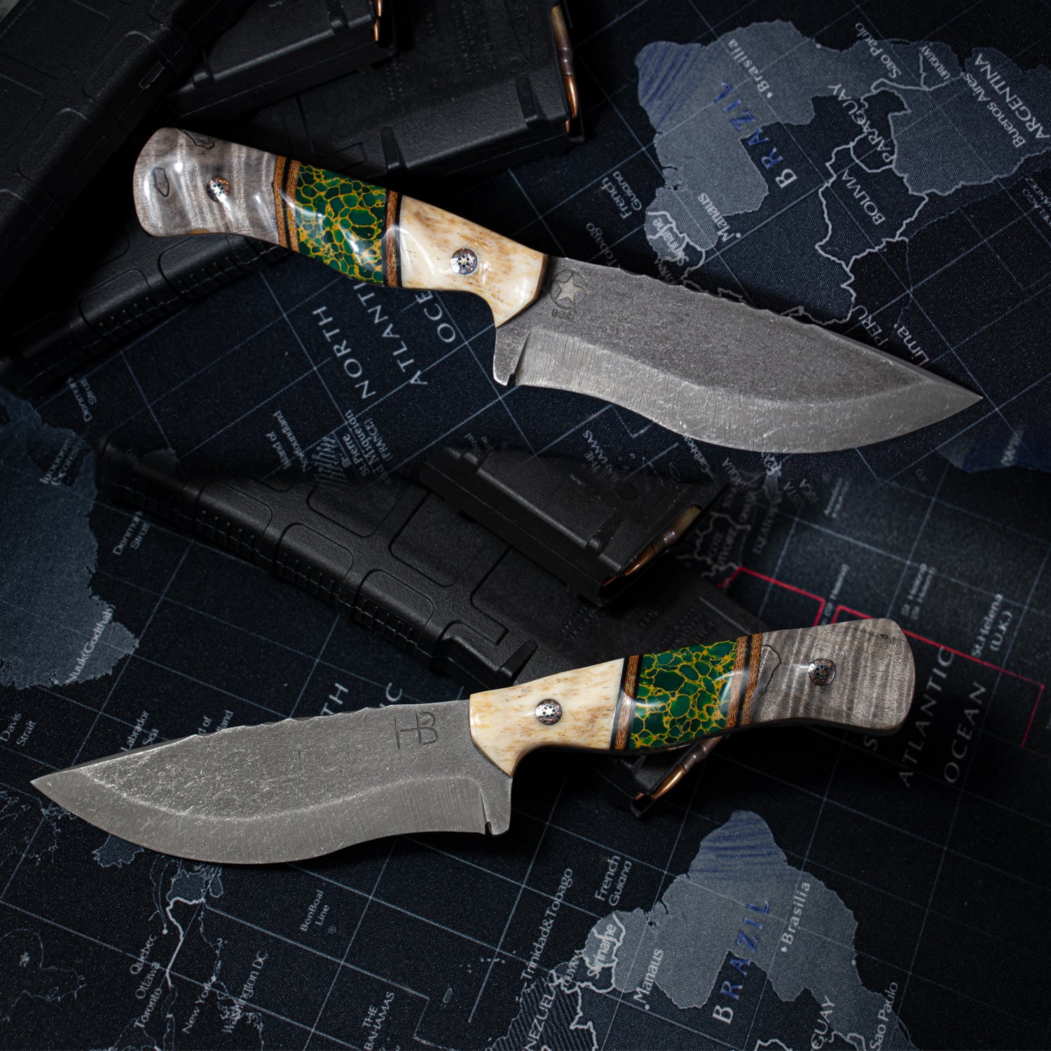 Drop Wild Bill | Giraffe Bone – Bos Knives