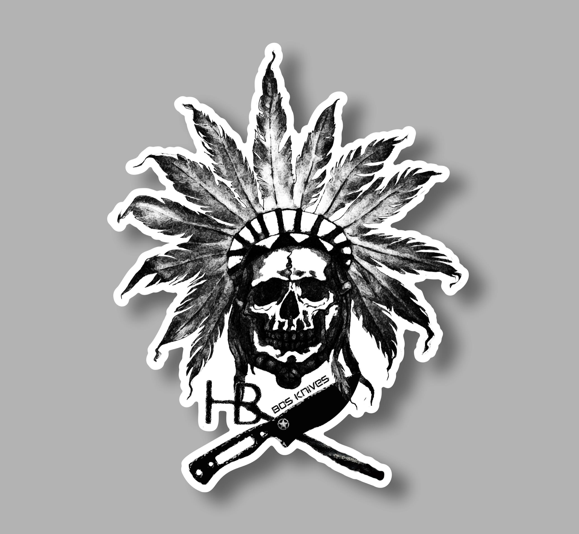 Wild Bill Sticker | 3" Die cut – Bos Knives