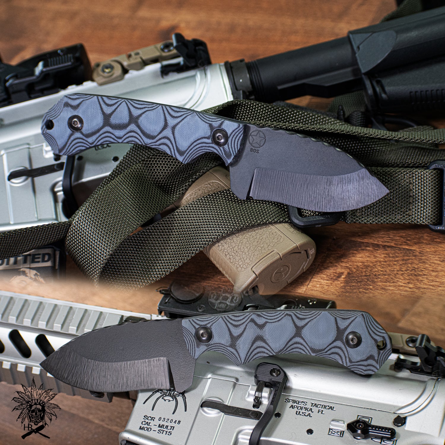 DROP! FAT BELLY SKINNER | TEXTURED – Bos Knives