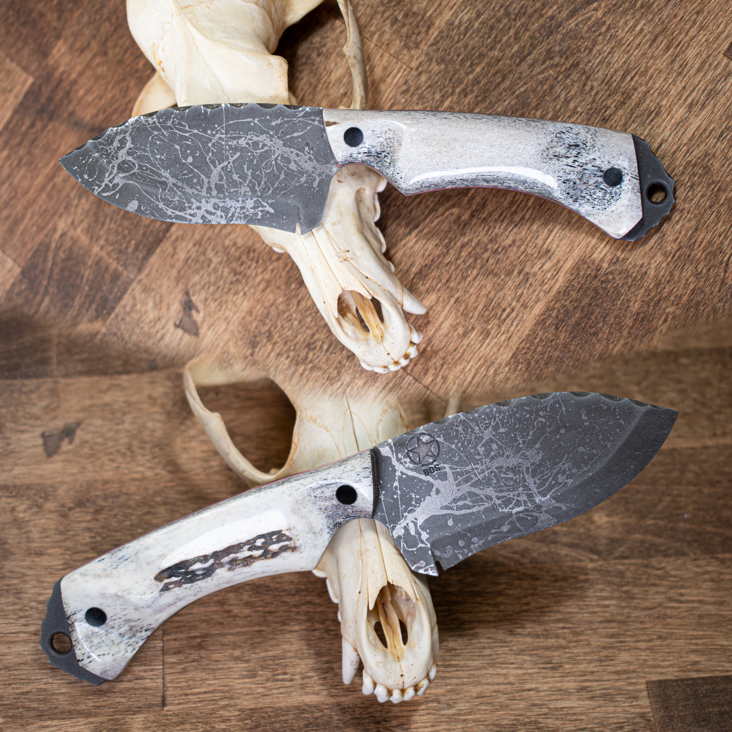 DROP! FAT BELLY SKINNER PINK LINERS – Bos Knives